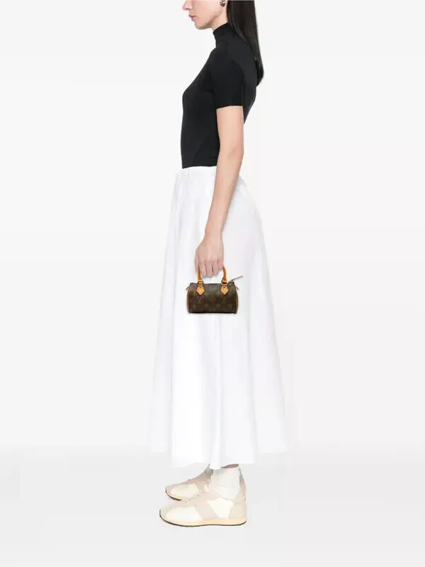 LOUIS VUITTON Monogram Mini Speedy Hl Satchel