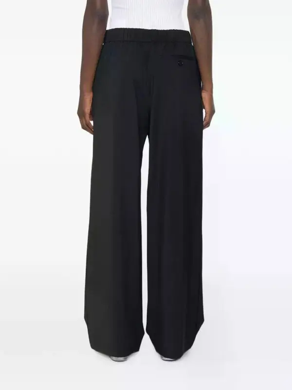 Loewe Logo Patch Pleated Trousers