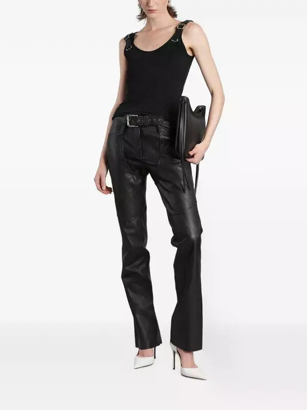 ANGELICA MONTINI Buckle-strap Tank Top