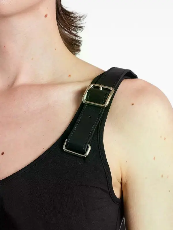 ANGELICA MONTINI Buckle-strap Tank Top