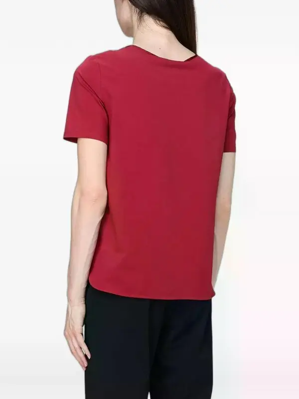 Max Mara Satin Finish Short Sleeve T-shirt