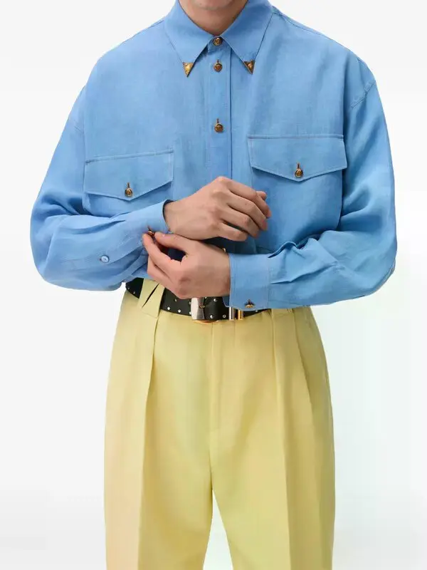 Versace Linen Relaxed Shirt