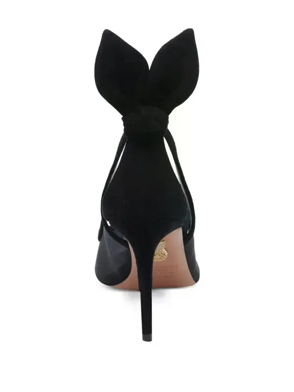 AQUAZZURA Bow Tie Mesh Pumps