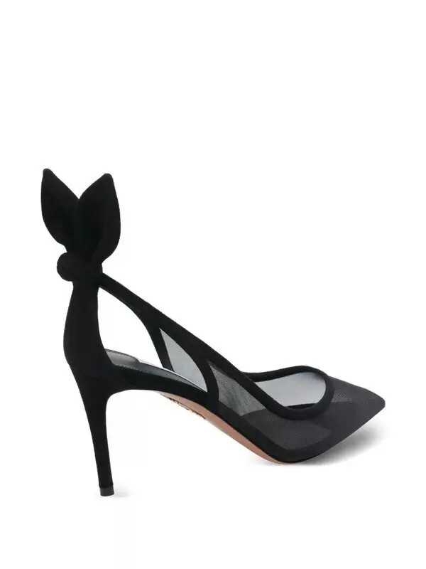 AQUAZZURA Bow Tie Mesh Pumps