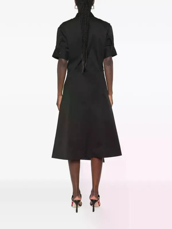 Loewe Panelled Check Shirt Dress