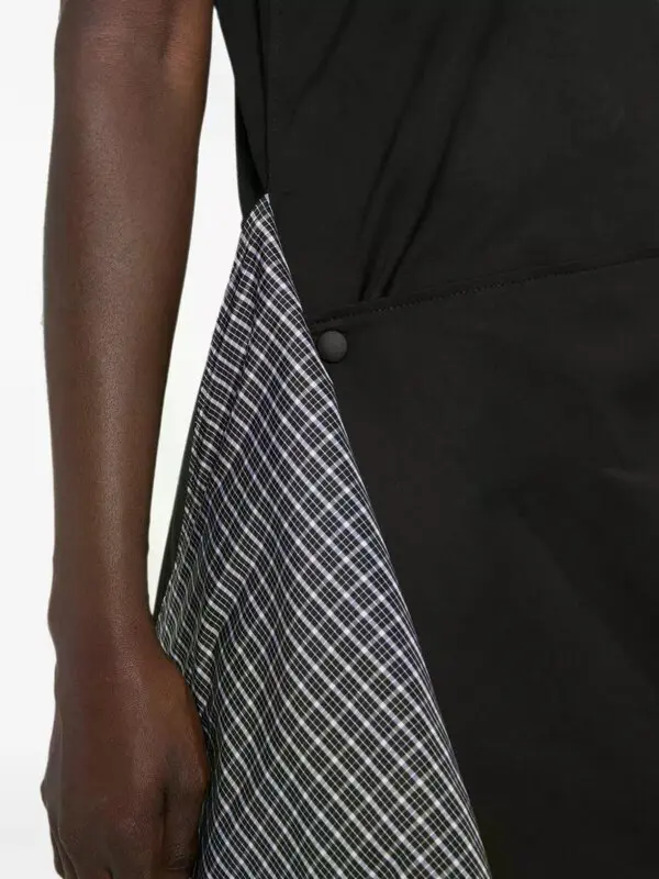 Loewe Panelled Check Shirt Dress