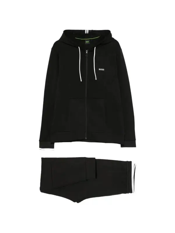 BOSS Logo-print Tracksuit - Black