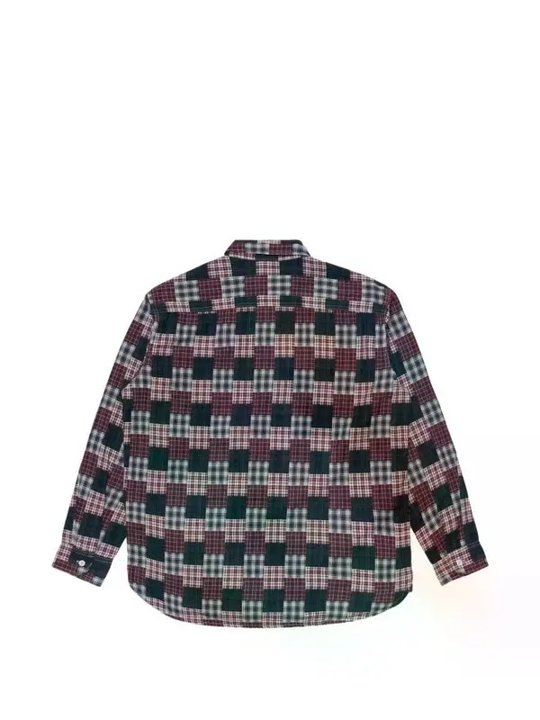 Edwin Work Patterned Button-down Cotton Shirt