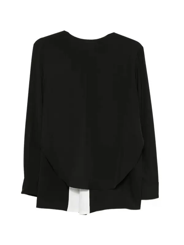 YCH Contrast Collar Blouse