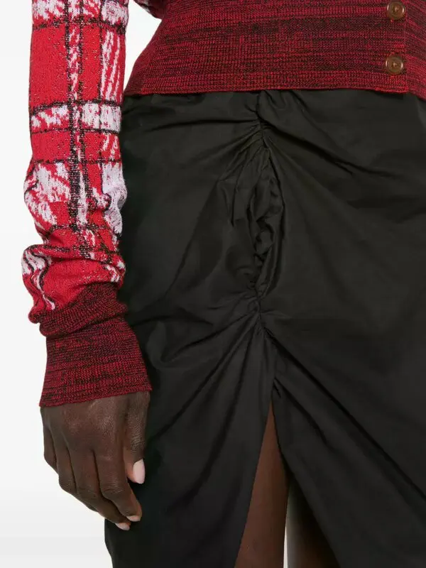 VIVIENNE WESTWOOD Panther Ruched Mini Skirt