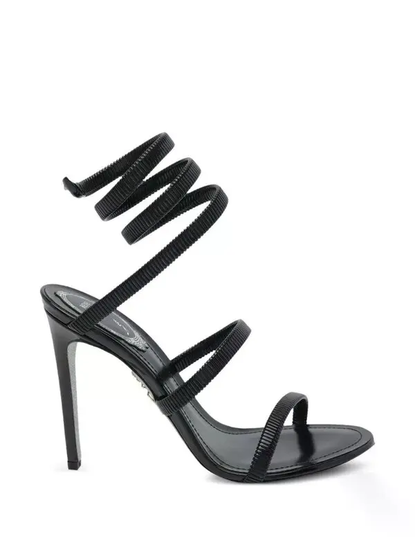 Rene Caovilla Juniper Wrap-around Sandals - Black