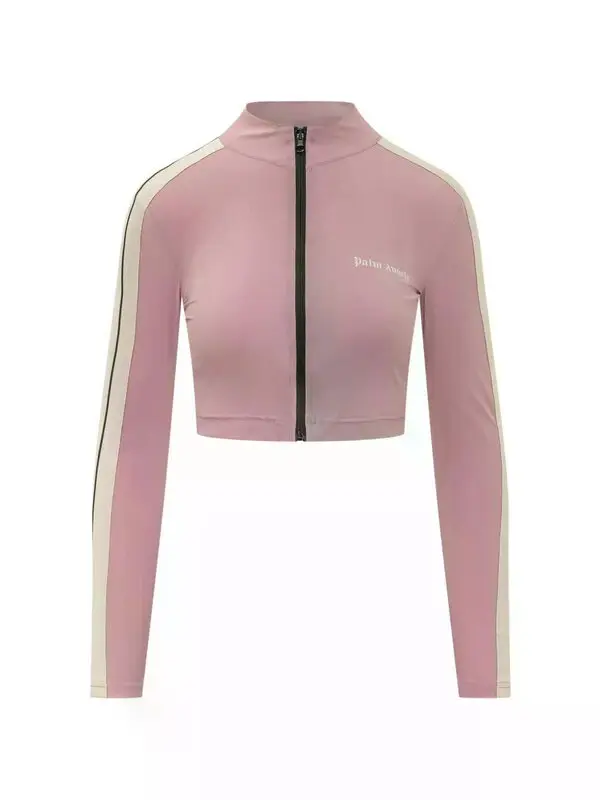 Palm Angels Logo Print Side Stripe Jacket