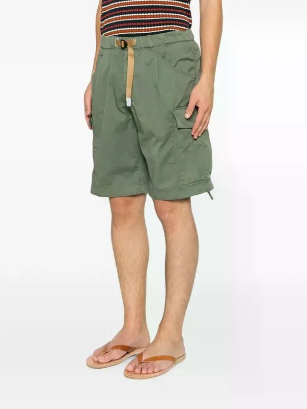 WHITE SAND Belted Cargo Shorts
