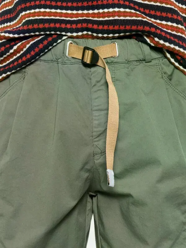 WHITE SAND Belted Cargo Shorts