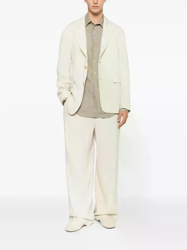 Emporio Armani Long-sleeve Button-fastening Shirt - Neutrals