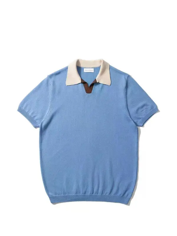 EDMMOND STUDIOS Dinners Colour-block T-shirt - Blue