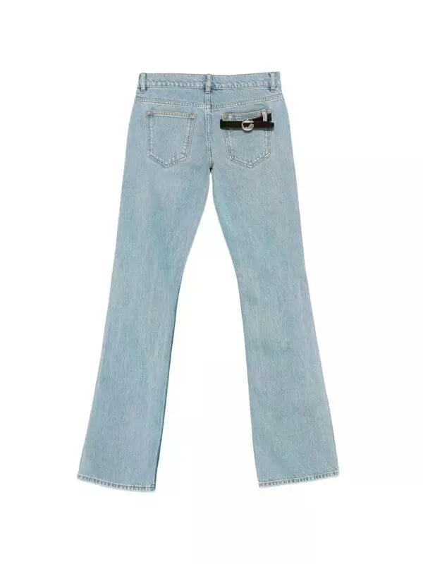 Coperni Belt Embellishment Jeans - Blue