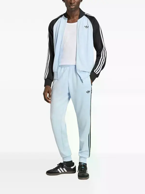 Adidas Sst Logo-detail Track Pants - Blue