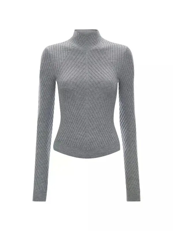 Victoria Beckham Ribbed Knit Sweater