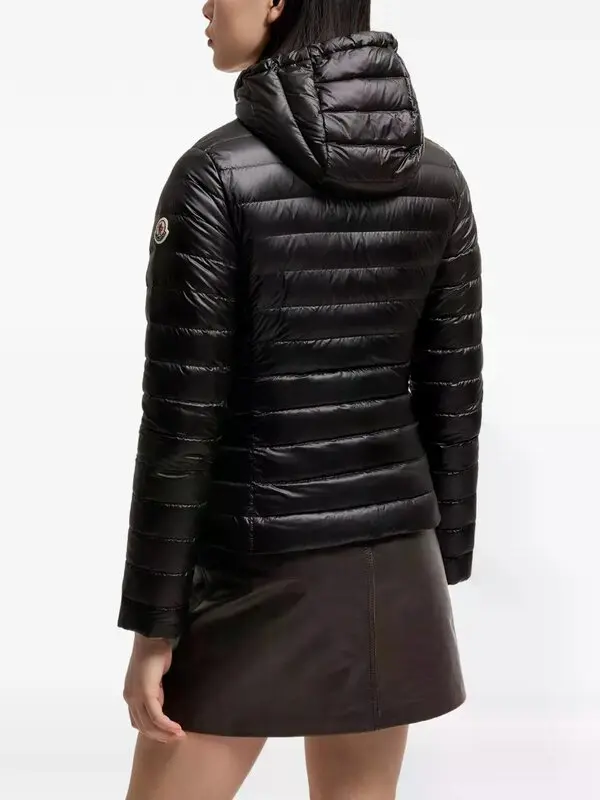Moncler Quilted Hooded Jacket - Black