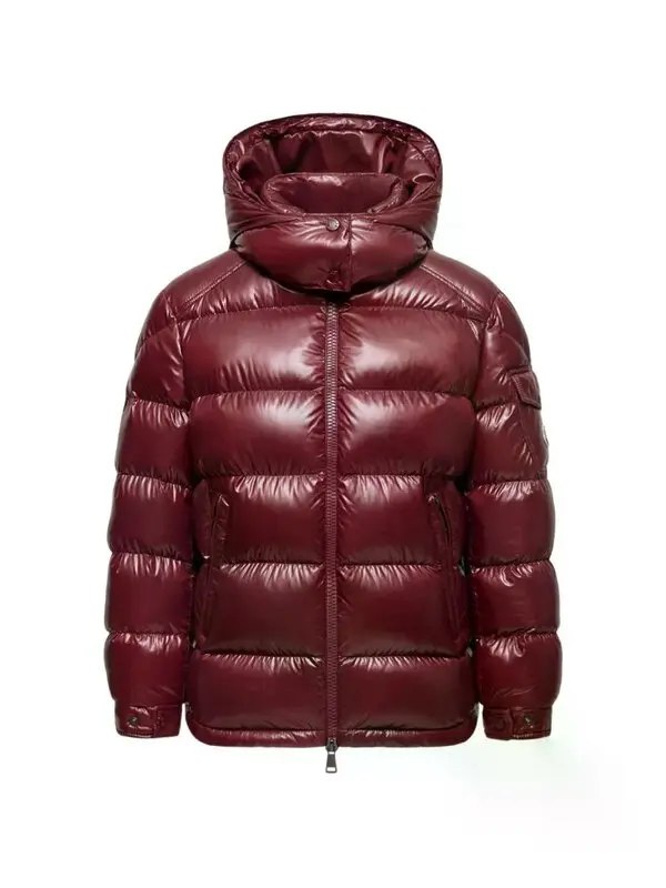 Moncler Maire Padded Jacket With Detachable Hood - Red