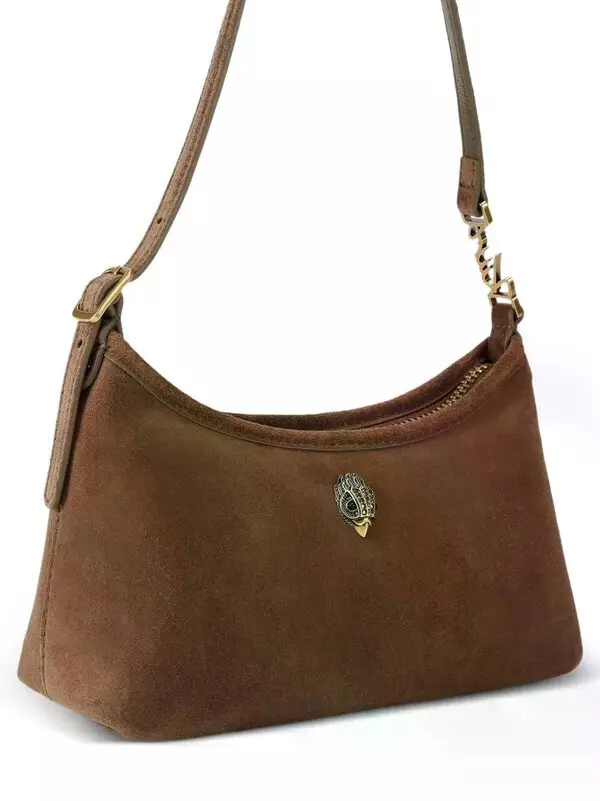 Kurt Geiger Suede Sling Bag - Brown