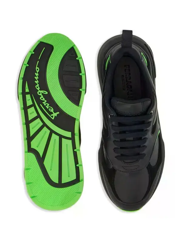 FERRAGAMO Two-tone Lace-up Sneakers