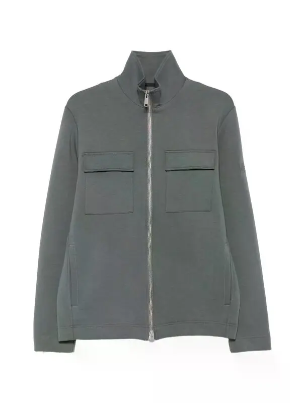 Marc O'polo Zip-fastening Flap-pocket Sweatshirt