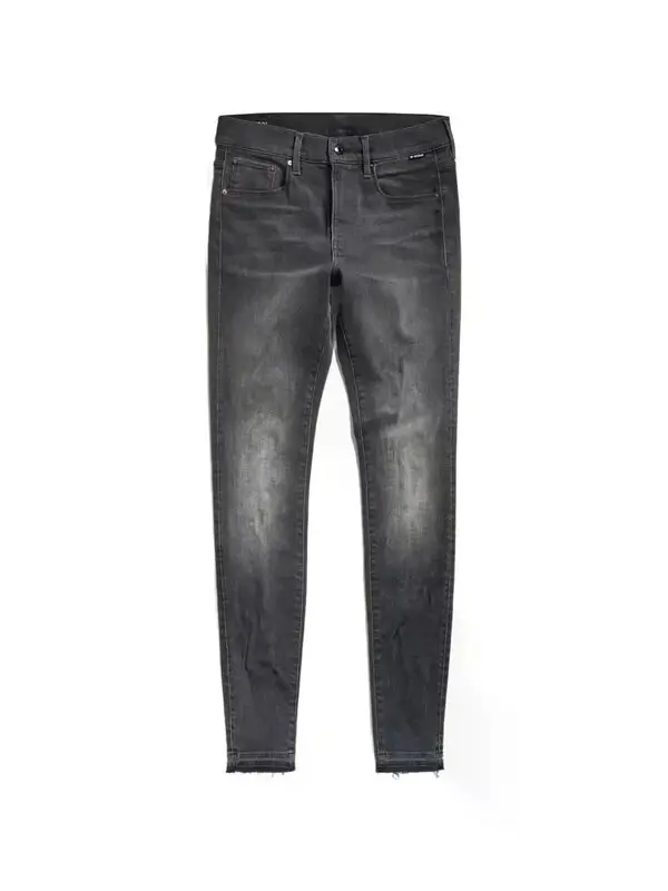 G-star Raw 3301 Logo Patch Skinny Jeans - Black