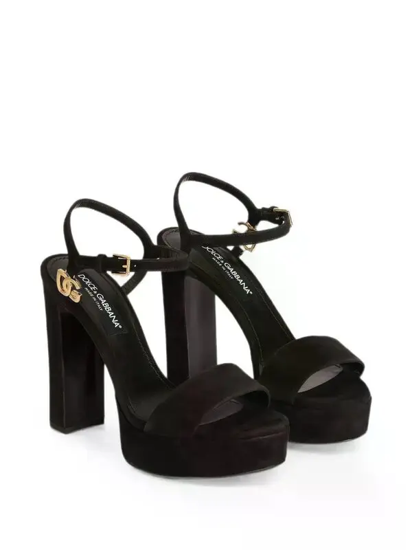 Dolce & Gabbana Suede Platform Sandals