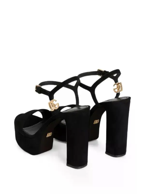 Dolce & Gabbana Suede Platform Sandals