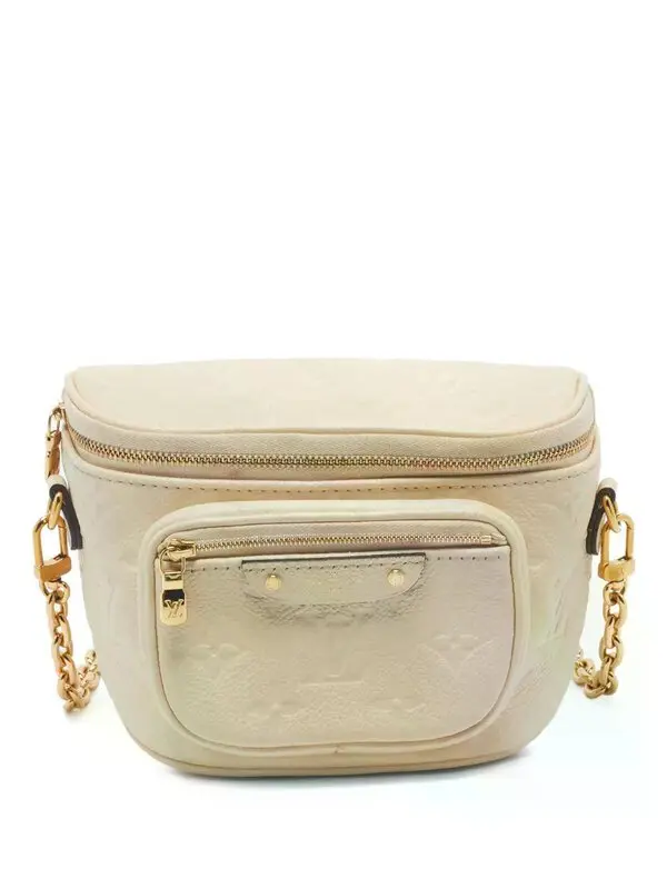 LOUIS VUITTON Monogram Empreinte Mini Belt Bag - Neutrals