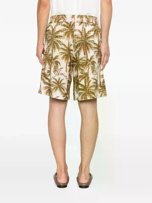 Amiri Logo Print Shorts