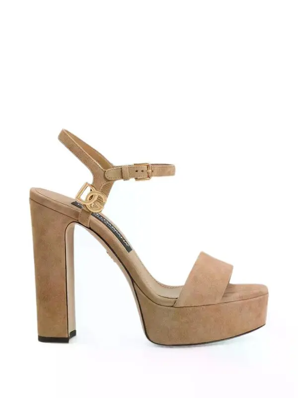 Dolce & Gabbana Suede Platform Sandals