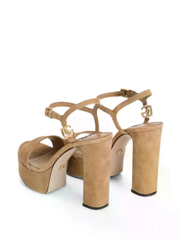 Dolce & Gabbana Suede Platform Sandals