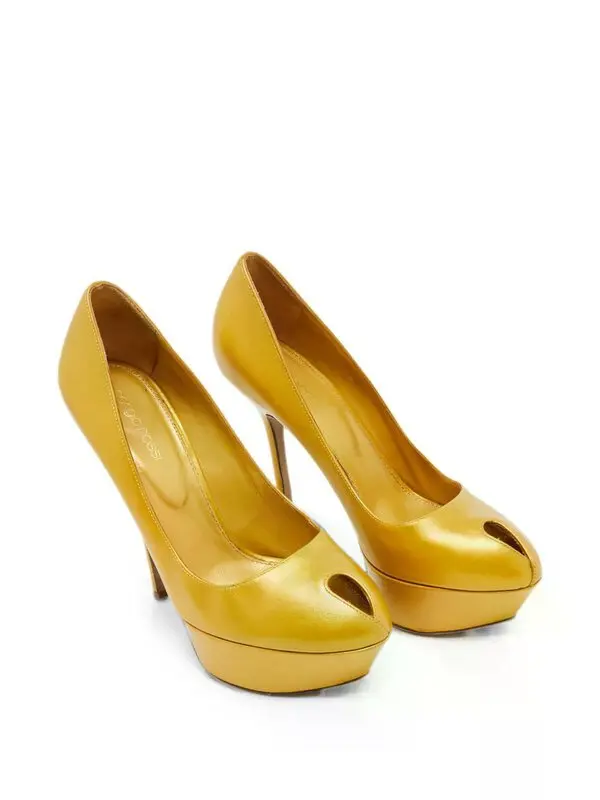 SERGIO ROSSI Peep-toe Stiletto Pumps