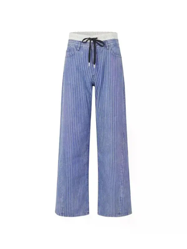Baum Und Pferdgarten Nicolina Pinstriped Jeans - Blue