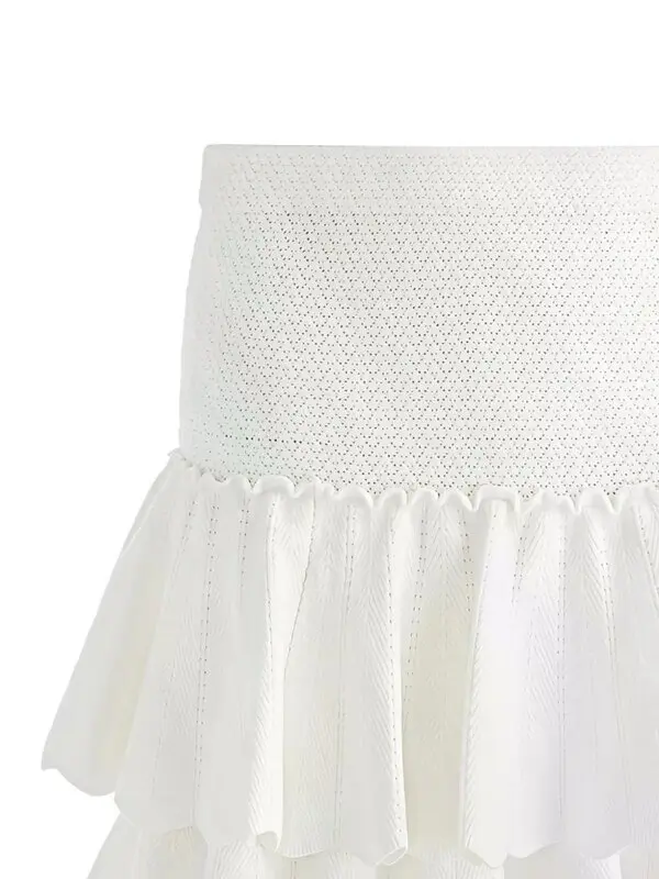 Alice + Olivia Siya Mini Skirt - Neutrals