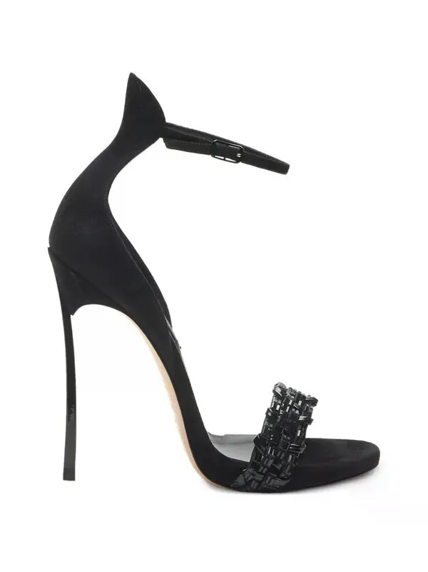 Casadei Blade Stiletto Sandals - Black
