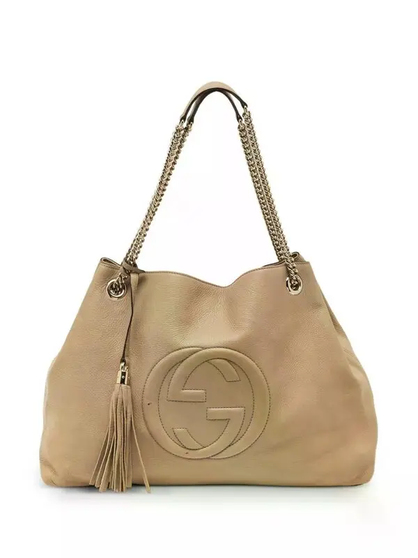 Gucci Soho Chain Tote Bag - Neutrals