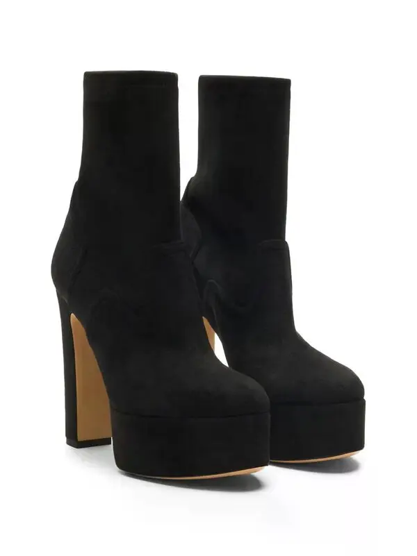Casadei Patty Platform Ankle Boots