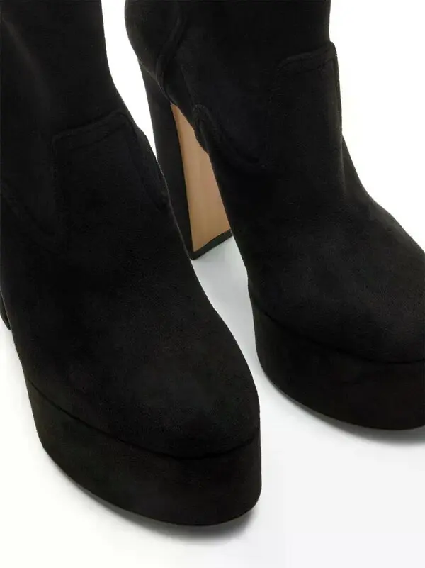 Casadei Patty Platform Ankle Boots