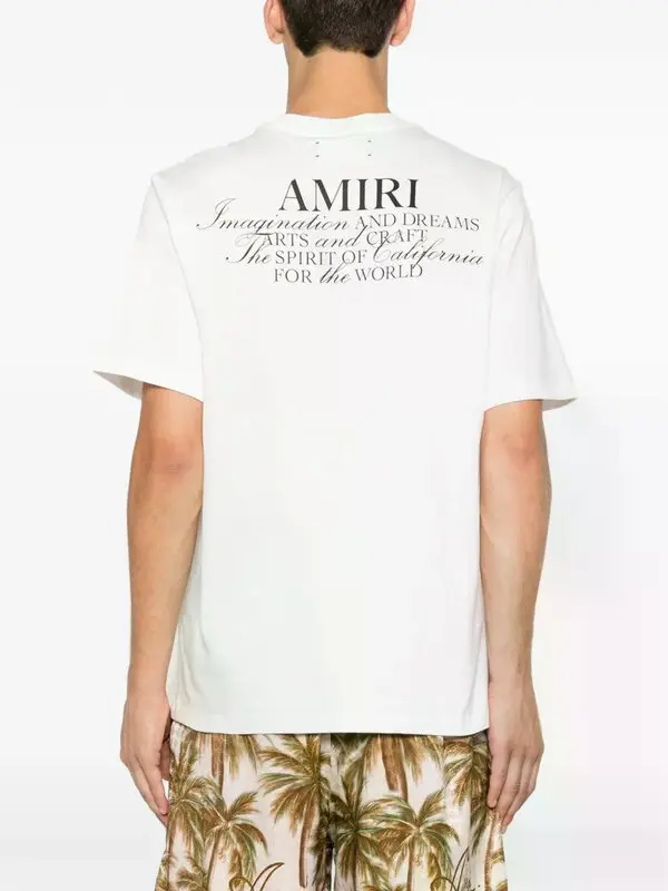 Amiri Logo-patch T-shirt