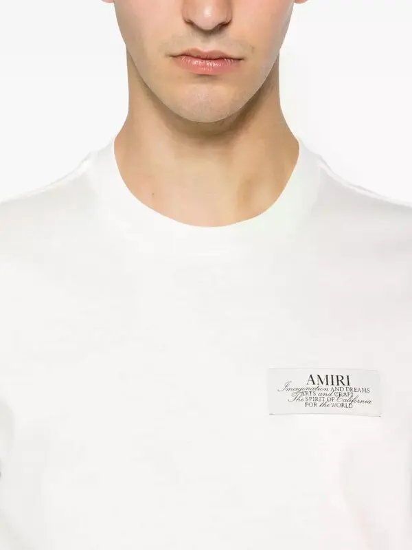 Amiri Logo-patch T-shirt
