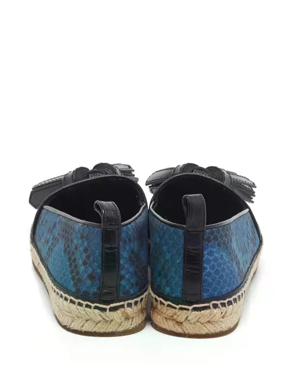 Burberry Snake-print Espadrilles