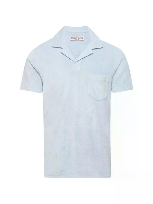 Orlebar Brown Terry-towelling Polo Shirt - Blue