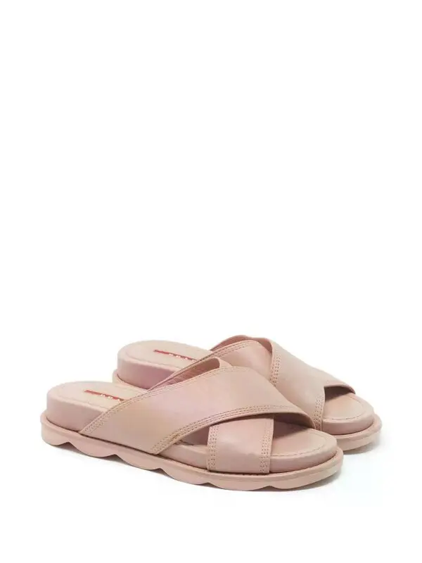 Prada Crisscross Flat Slides