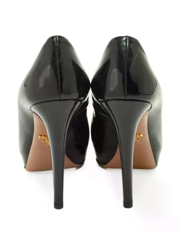 Prada Leather Platform Pumps