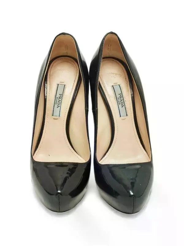 Prada Leather Platform Pumps