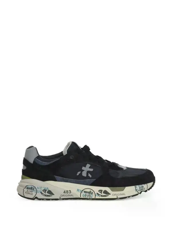 Premiata Mase Logo-patch Sneakers - Blue